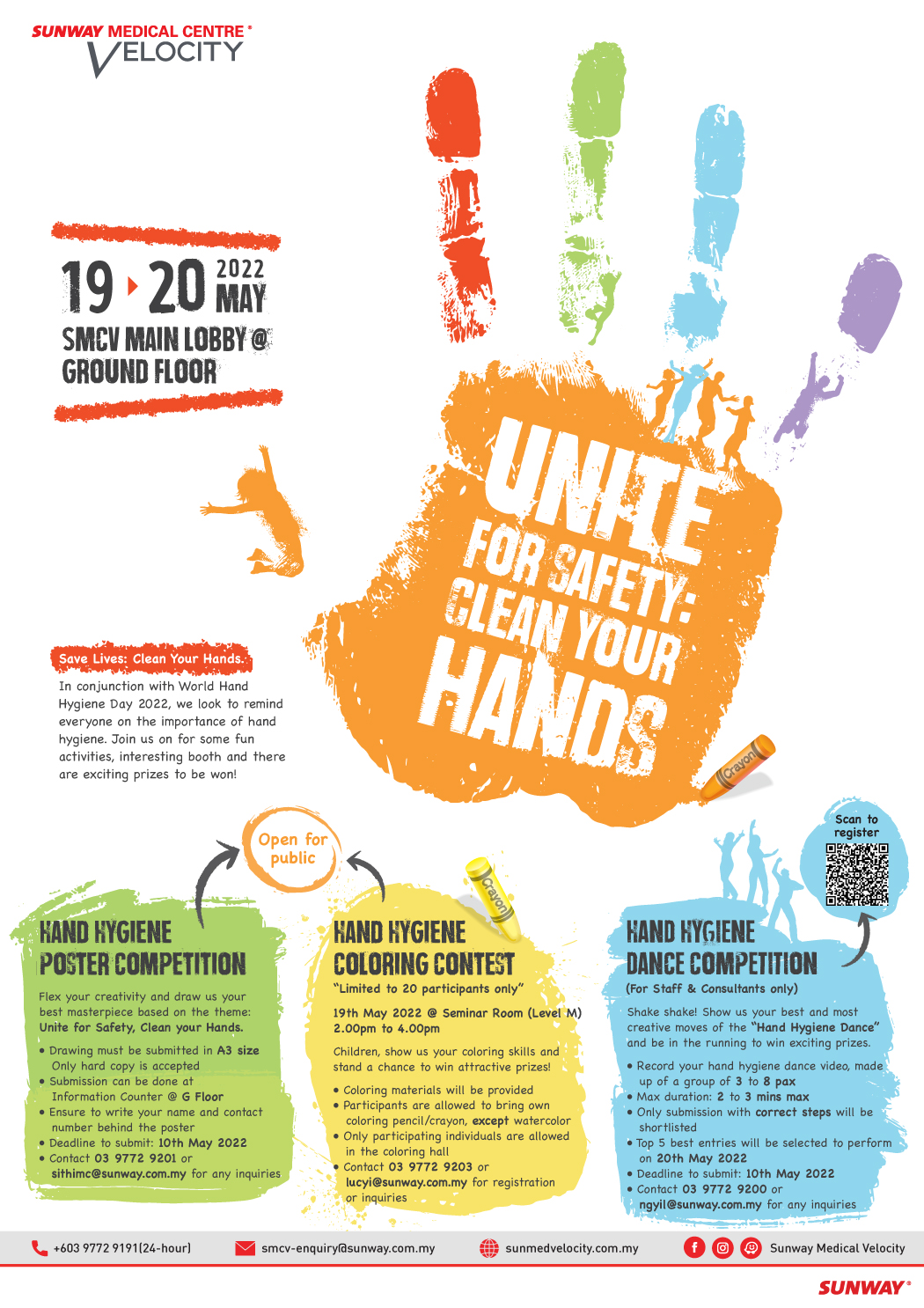 Unite For Safety: Clean Your Hands