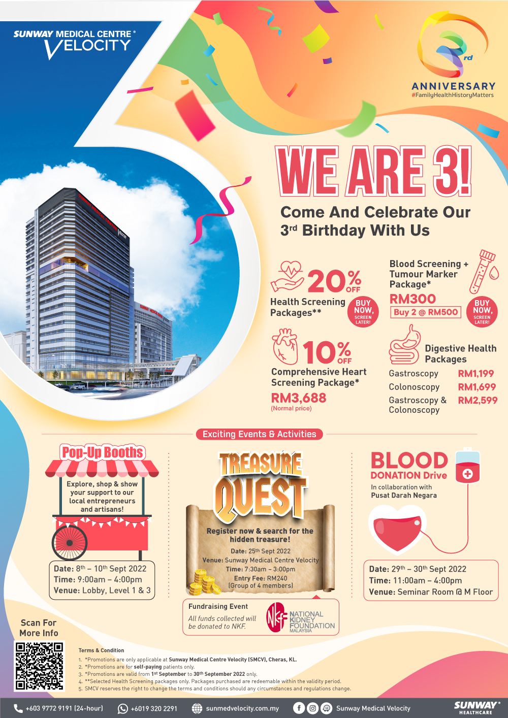 SMCV 3rd Anniversary #FamilyHealthHistoryMatters Campaign